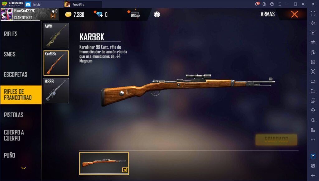 Guía completa: Nombres y daños de todas las armas en Free Fire ...